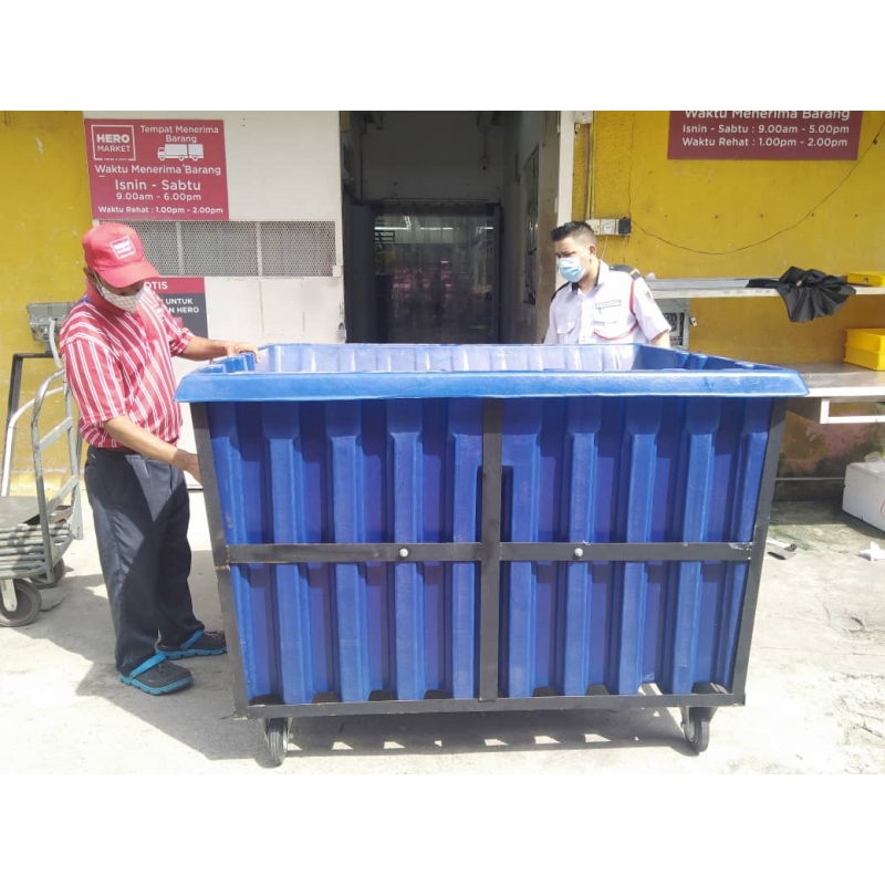 PE Leach Bin cw Metal Frame 1100L - Leading Office Furniture, Office ...