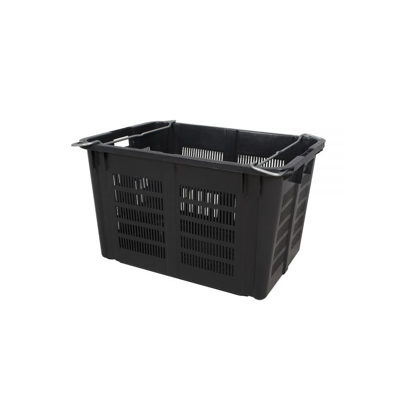 Industrial Stackable Basket - Black - Leading Office Furniture, Office ...