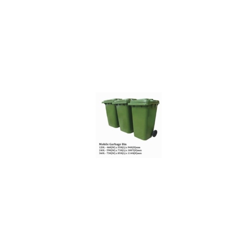 Mobile Garbage Bin 2-Wheel - Leading Office Furniture, Office Partition ...